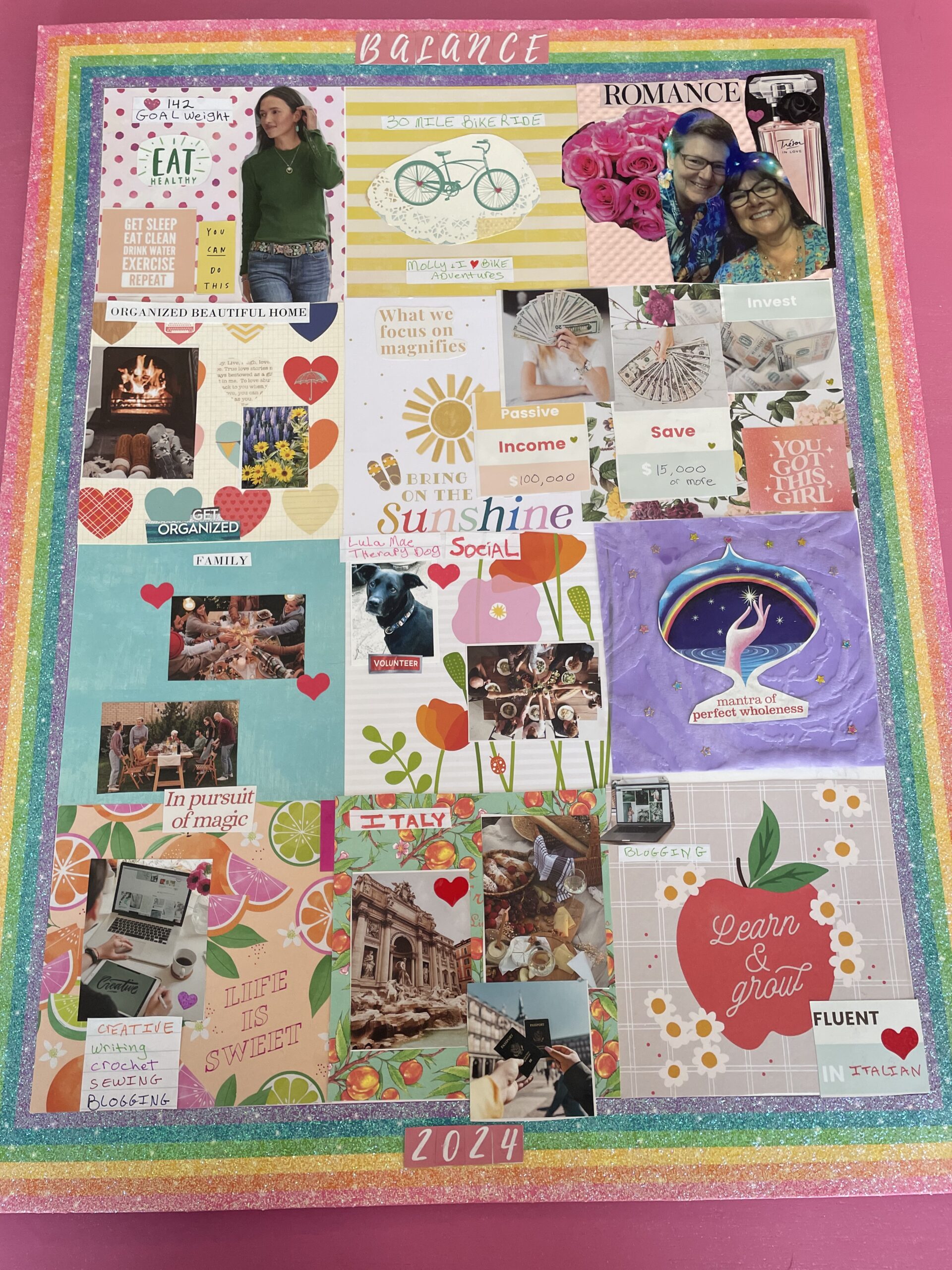 How to Create a Dreams Come True Vision Board - Angelina Bell Lives Well